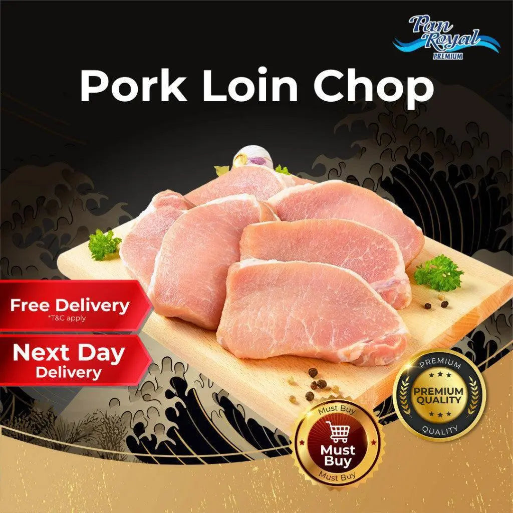 [PAN ROYAL] Frozen Pork Loin Chop (500g +/-) – Pan Ocean Singapore ...