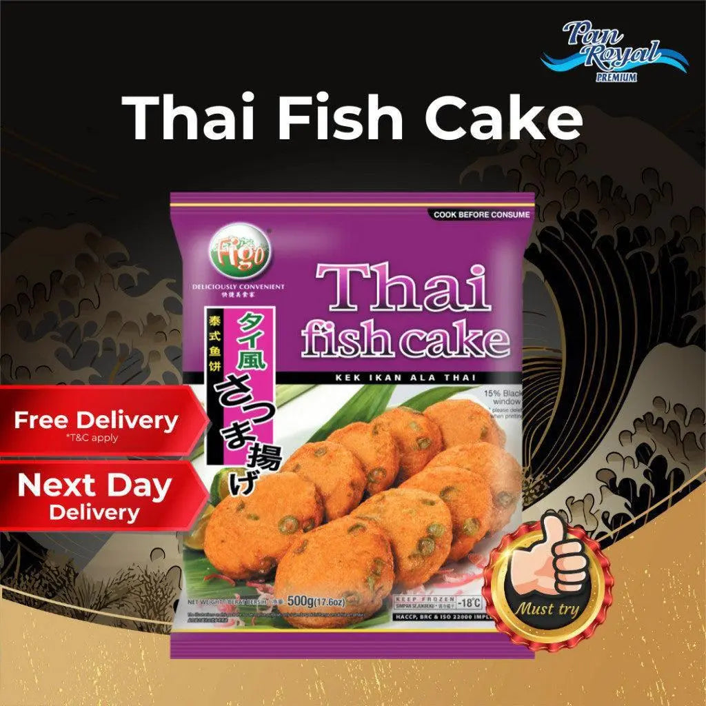 [PAN ROYAL] Frozen Thai Fish Cake (500g +/-) – Pan Ocean Singapore ...